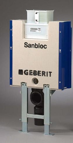 Geberit Sanbloc top/front betjent wcelement - 617078510