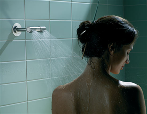 Vola Dobbelt Hovedbruser 080D Krom - 727644200